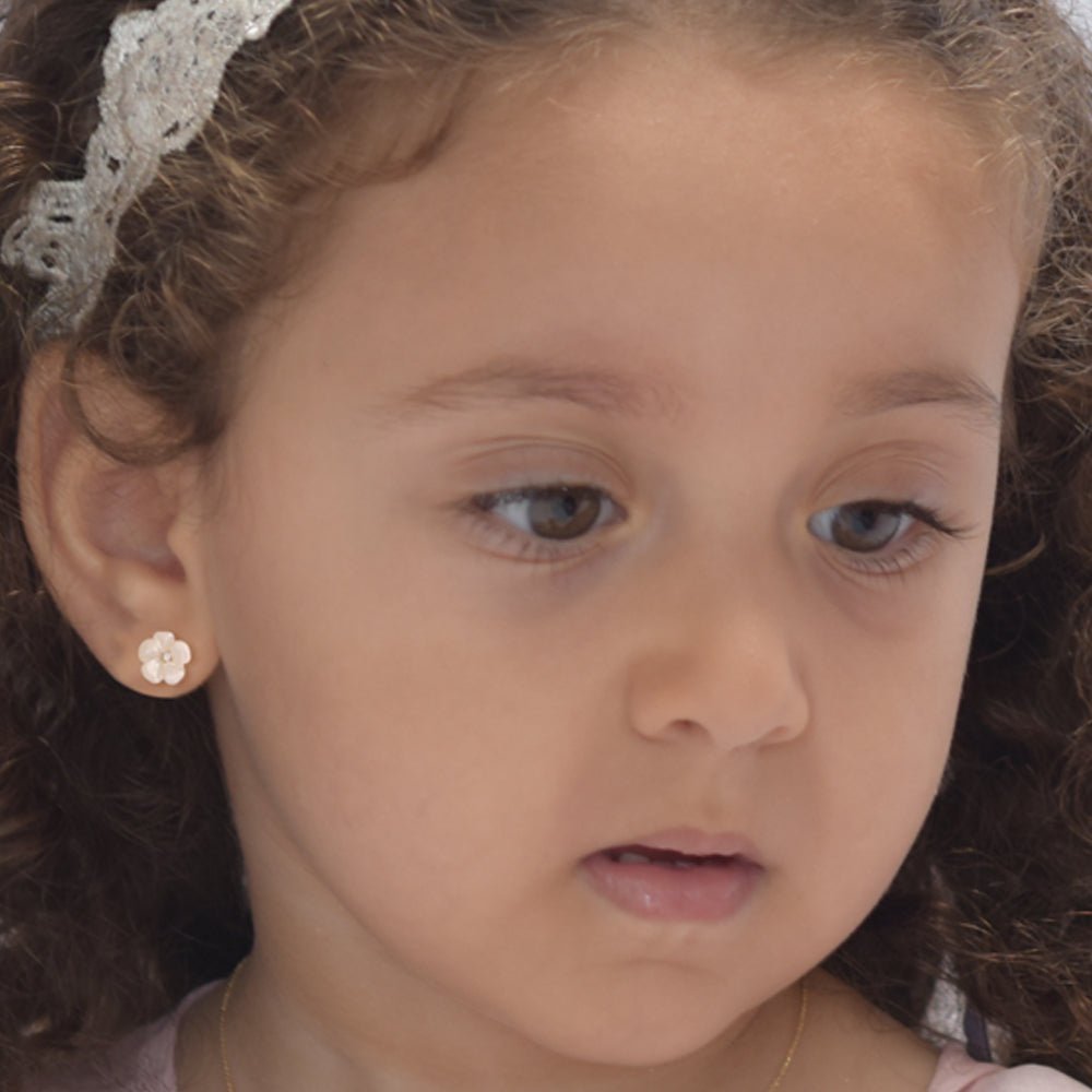 Luxury Gold & Diamond Earrings for Kids - Baby Jewels